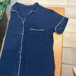 Intimates & Sleepwear | Navy Blue Pajama Set | Poshmark